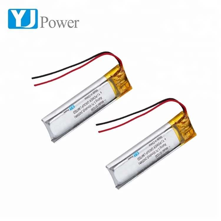 Rechargeable 3.7v 13450 400mah Lithium Polymer Battery