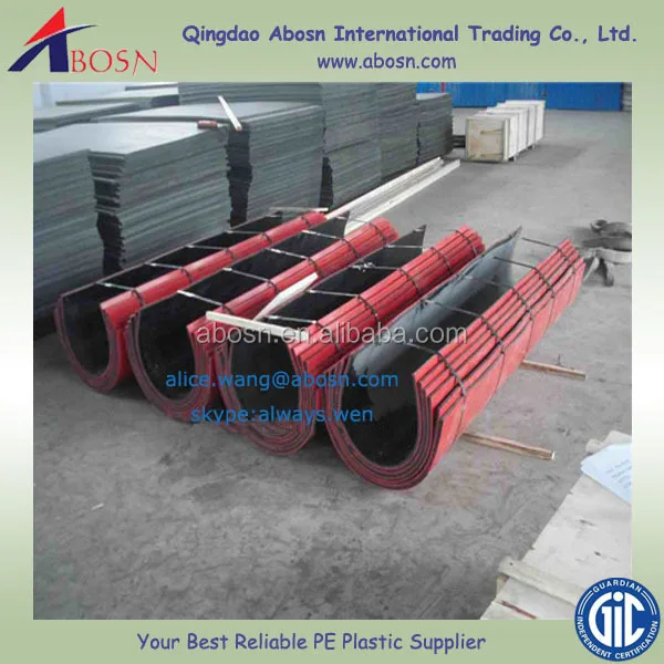 Wear Resistant Uhmw U Trough Liners/uhmw Liner - Buy Uhmw Trough Liner ...