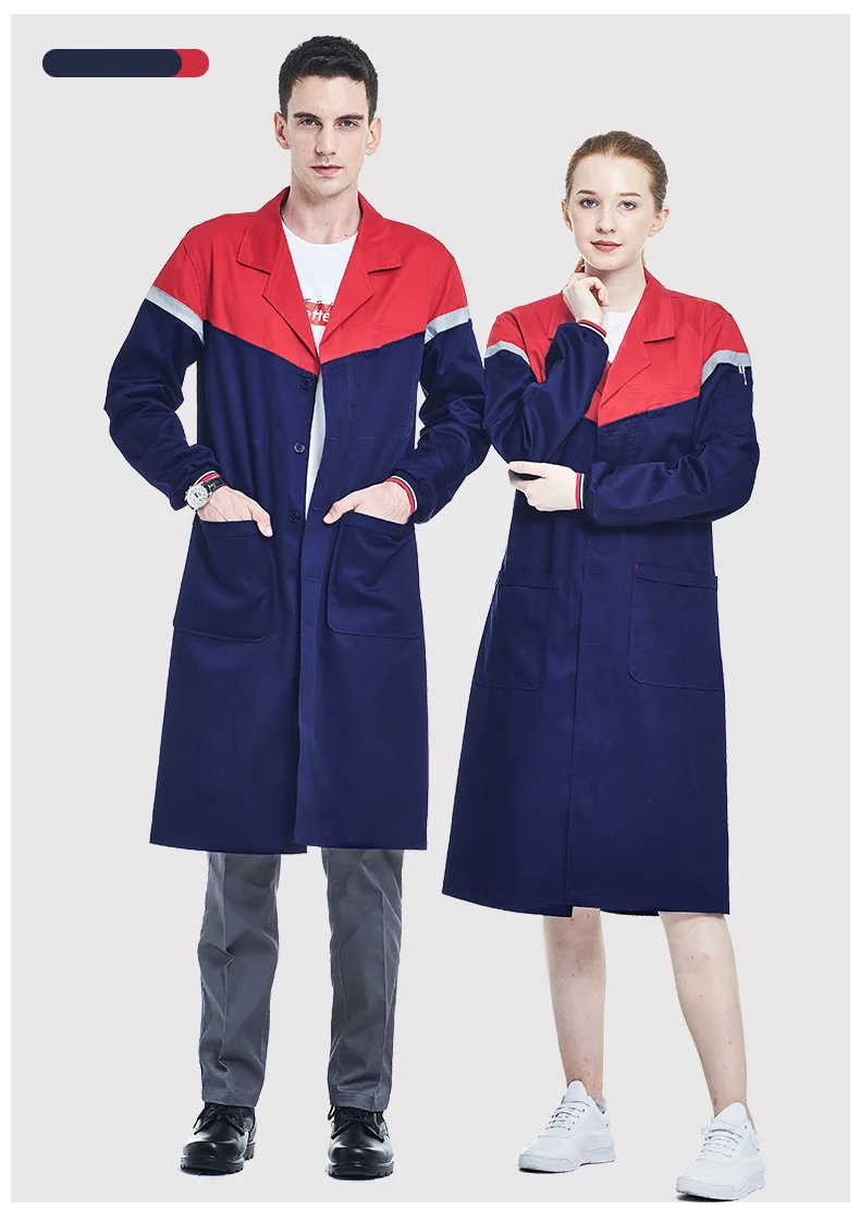 Wholesale Cleaning Working Uniform Coat Robes for Worker Labing Clothes