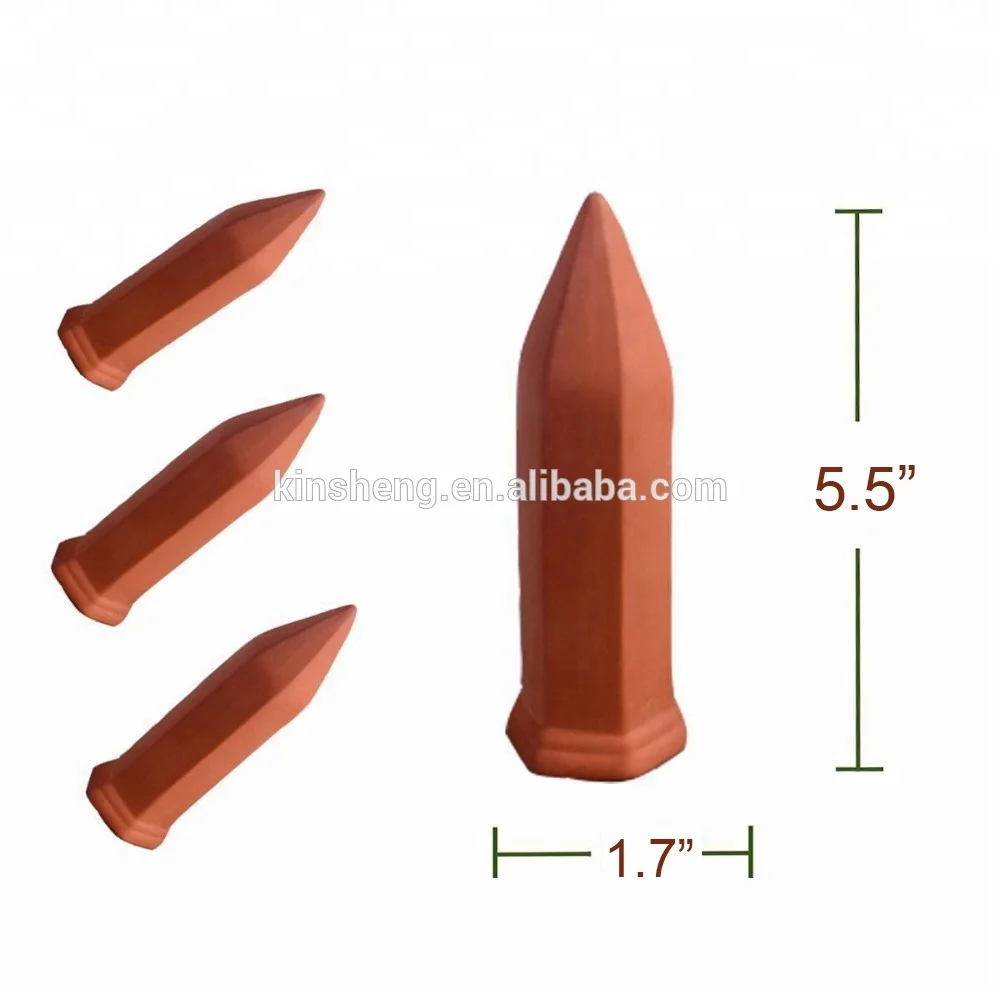Ceramic Automatic Plant Waterer Garden Terracotta Watering Spikes - Buy ...