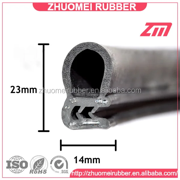 Self Clamp U Shape Gasket Sealing Profile - Buy Epdm Bulb Trim Seal ...
