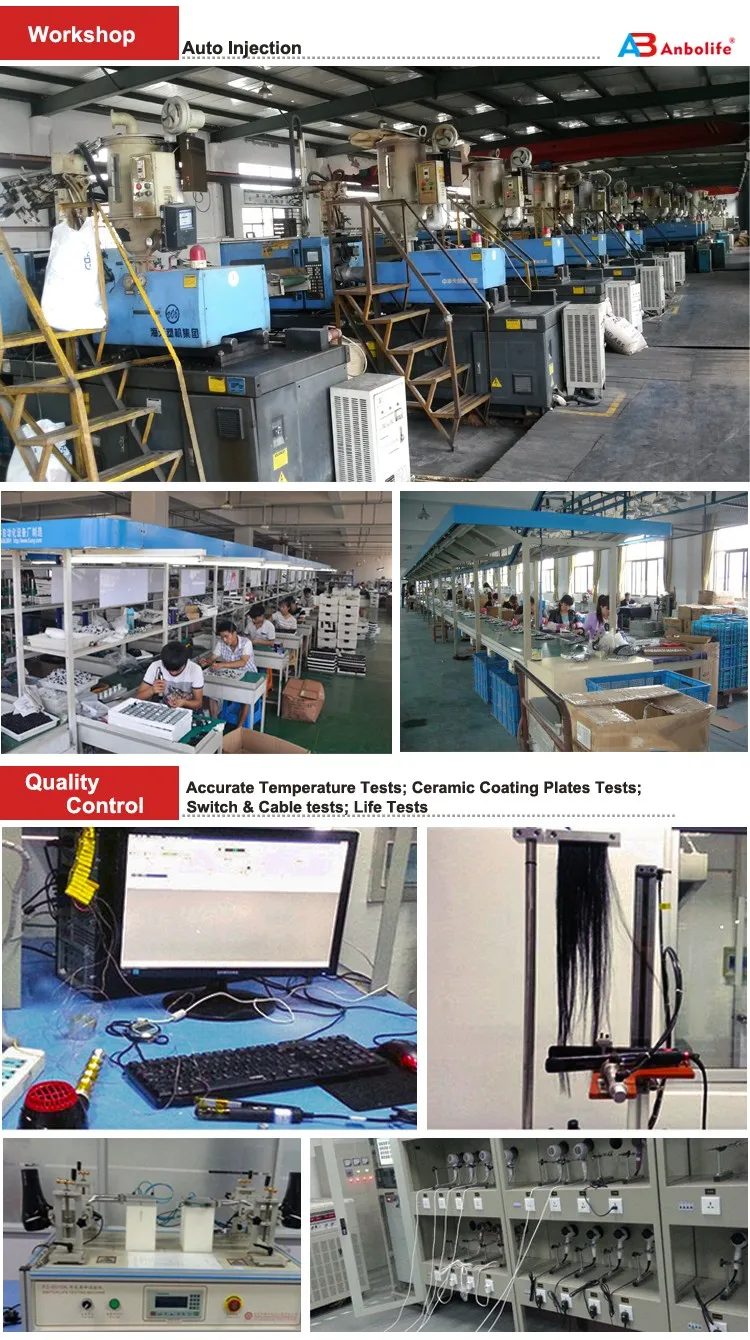 Anbo Auto Rotating Ceramic Hair Curler Hot Air Styler Women Hair Beauty ...