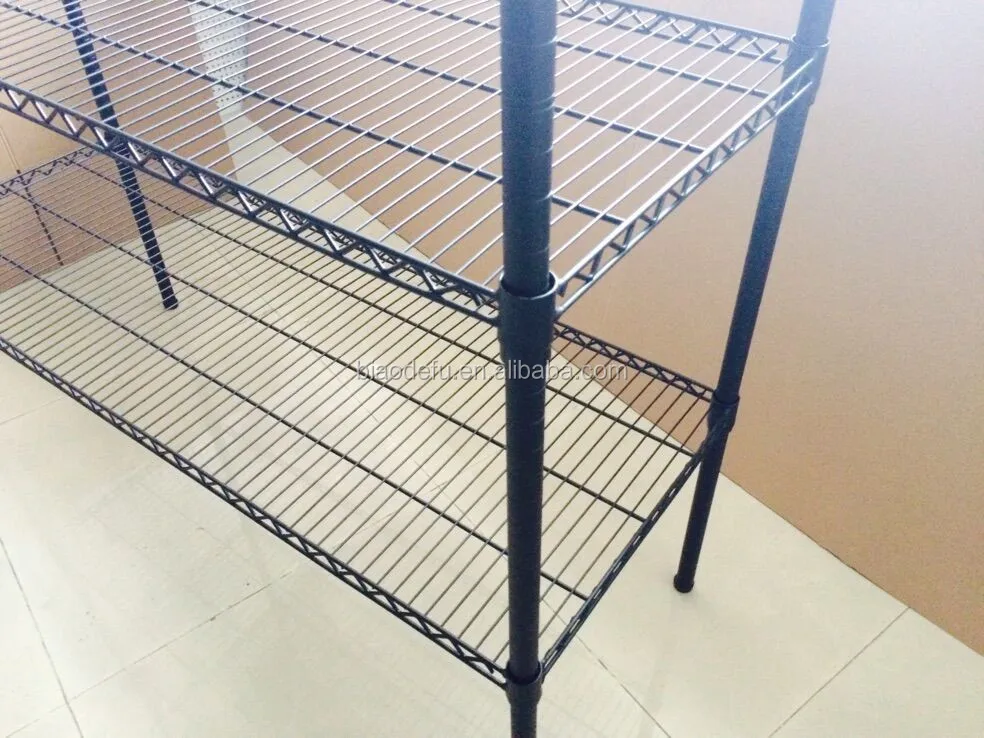 Factory Supply Metal Wire Mesh Storage Rack Display Shelf - Buy Storage ...