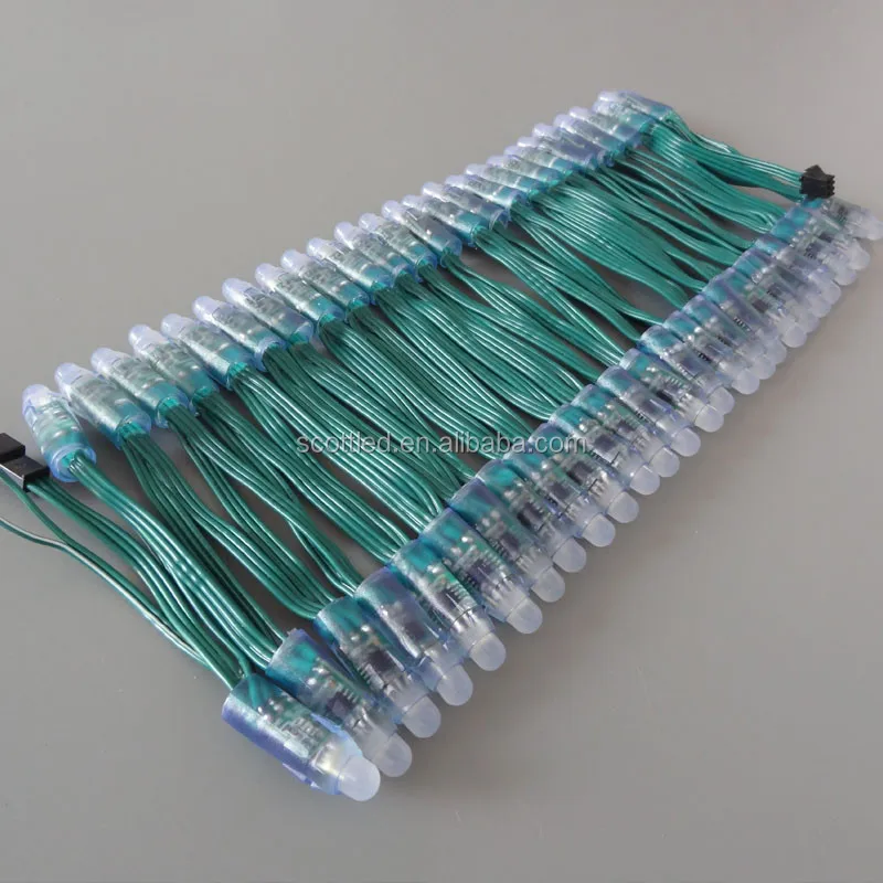 Ws2811 12mm Bullet Smart Rgb Led Pixels Nodes Dc5v Addressable Digital ...