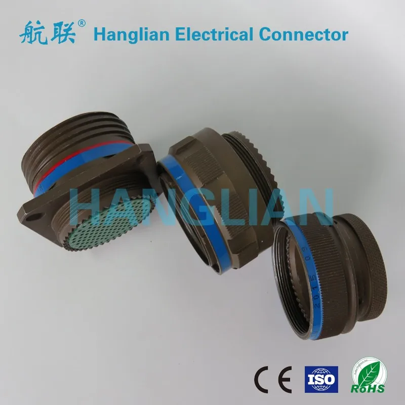 Mil-dtl-38999 Iii Military Class Connector,Olive Green Receptacle And ...