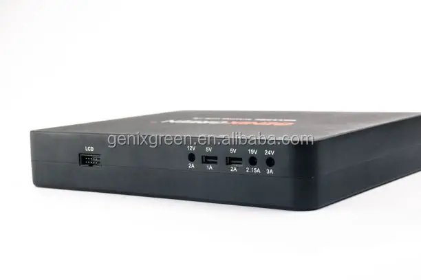 New UPS Portable DC 5V 12V 19V 24V 2A Mini UPS with Battery for Wifi Router