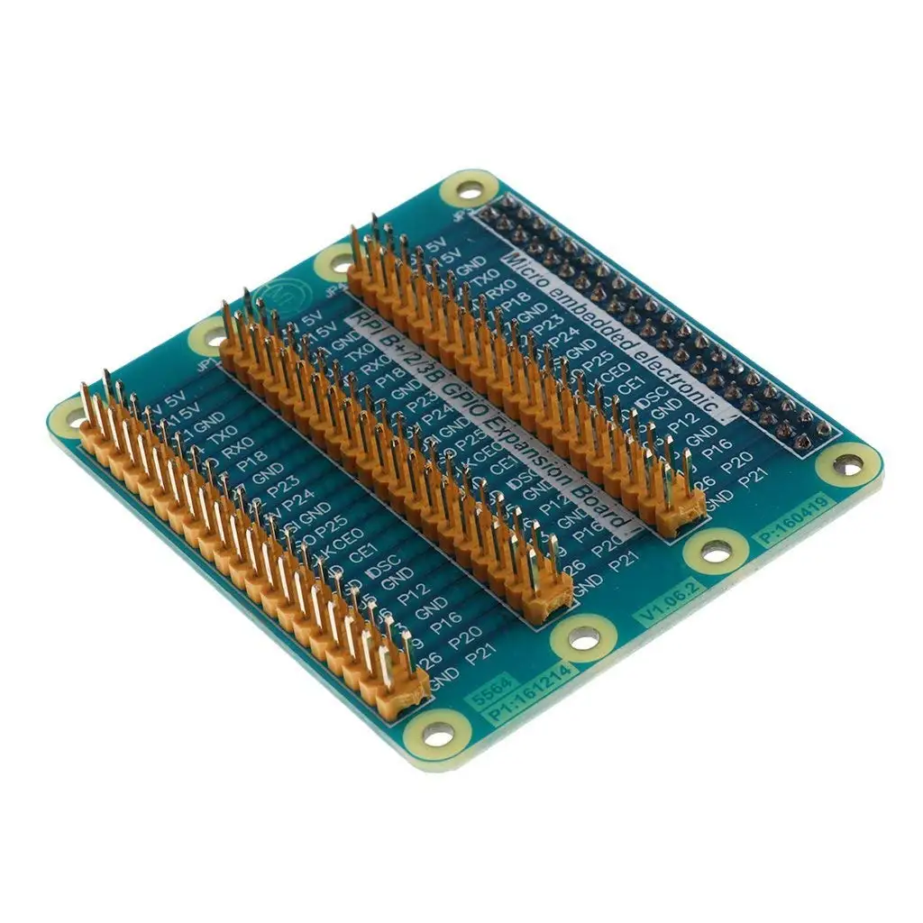 Components GPIO Expansion Board 1 to 3 Port Extension 40-pin Board Module GPIO Adapter for ...