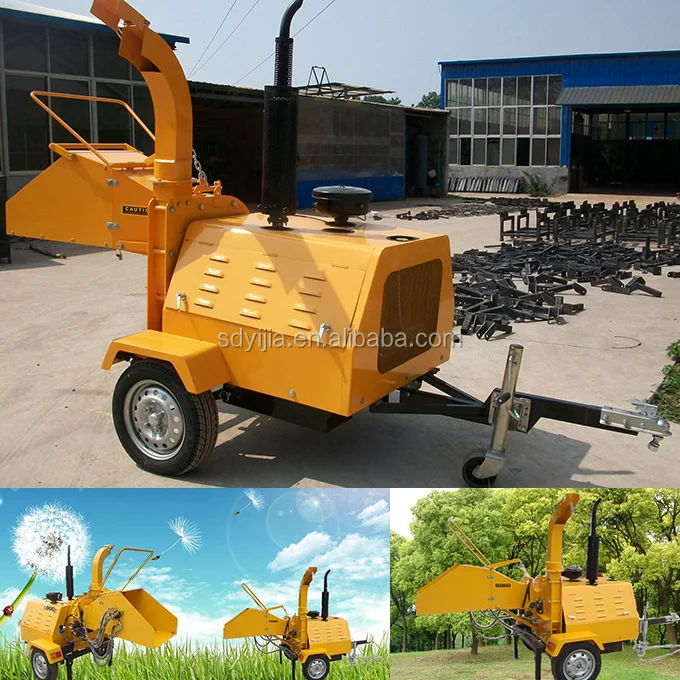 Trailer Mounted Diesel Engine Ws-40 Wood Chipper Wood Chipper Machines ...
