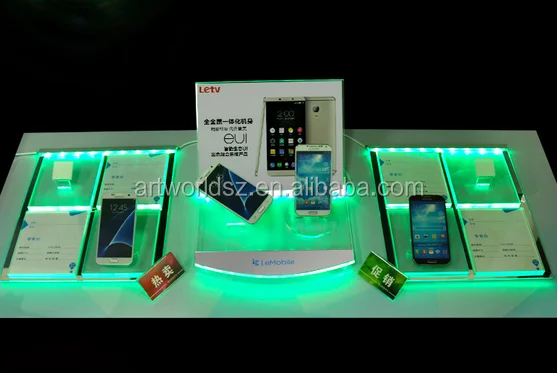 Cell Phone Showcase Inside Display Stand Mobile Phone Acrylic Display ...