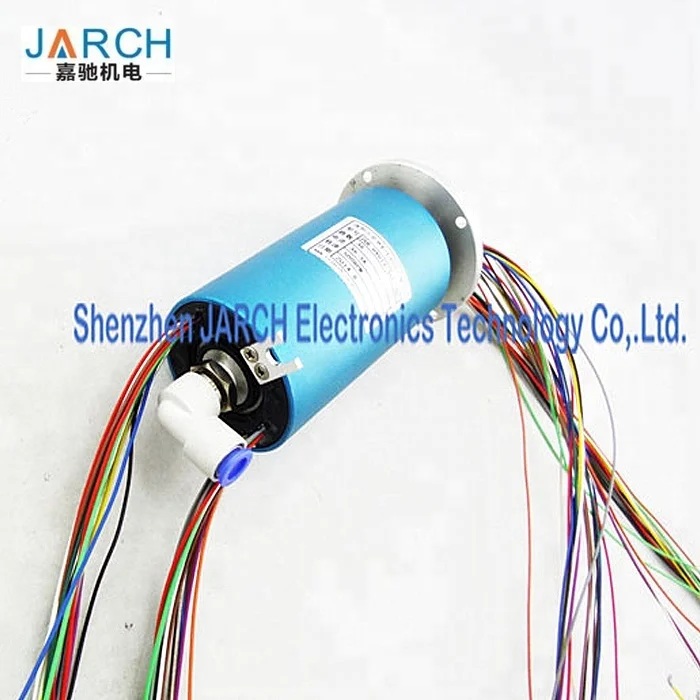 2 Wire Slip Ring - 2 to 36 Circuits Sealed Air Rotary Joint