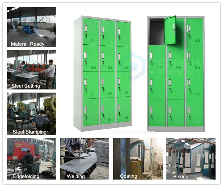 Hot Sale High School Steel Locker Dimensions Staff Package Locker In ...