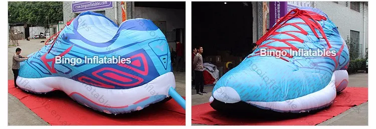 Giant Inflatable Soccer Shoes High-heeled Shoes Balloon For Advertising ...