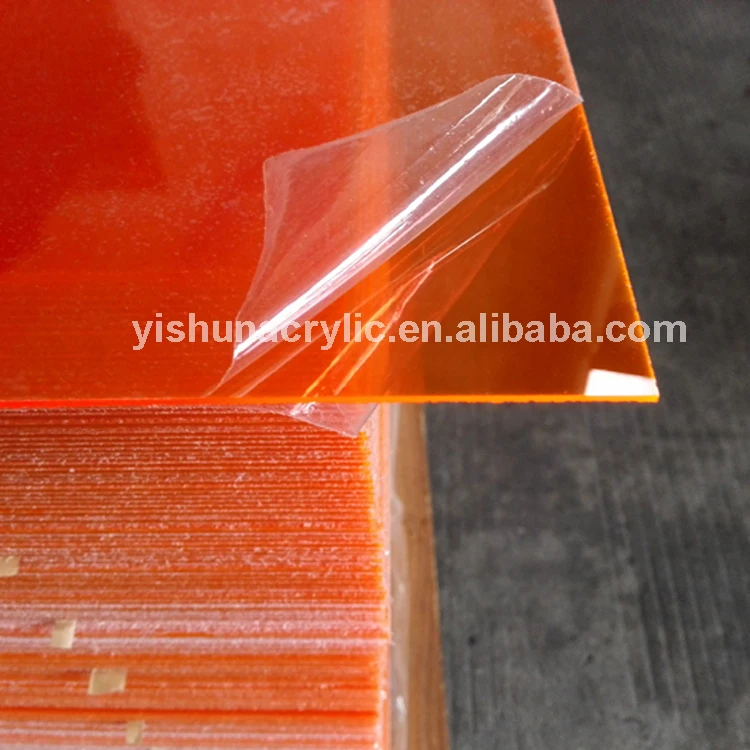High Quality Fluorescent Red Color Acrylic Sheet Plastic Pmma ...