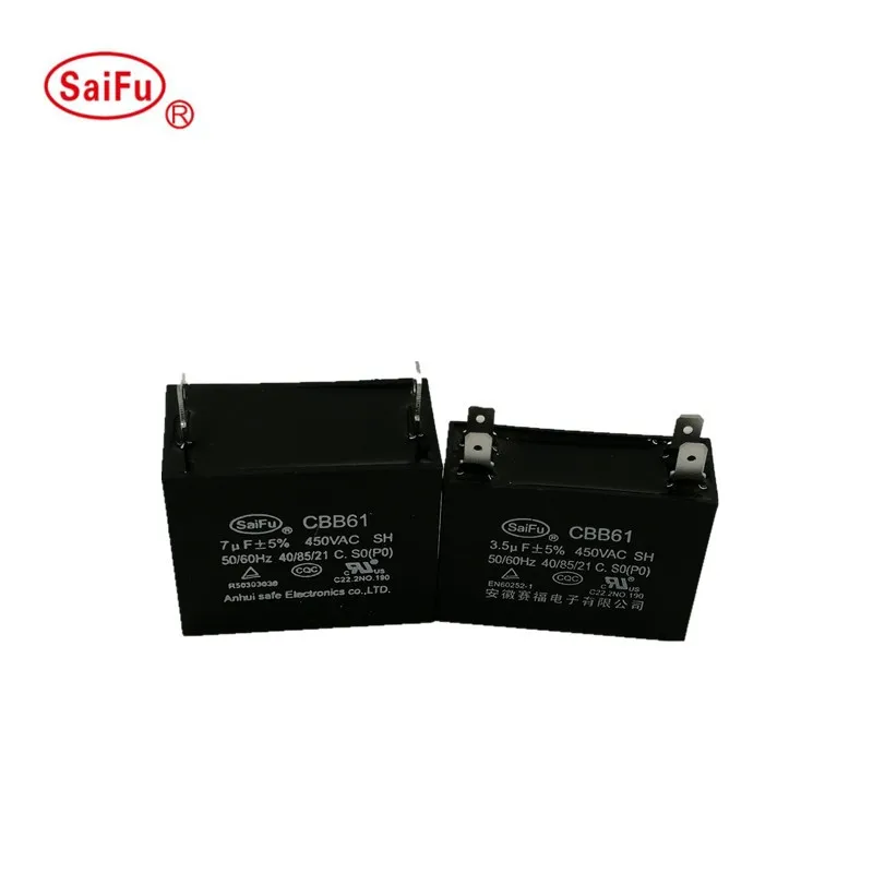 Cbb61 Capacitor E183963 Ac Film Capacitor - Buy Cbb61 Capacitor 450v ...