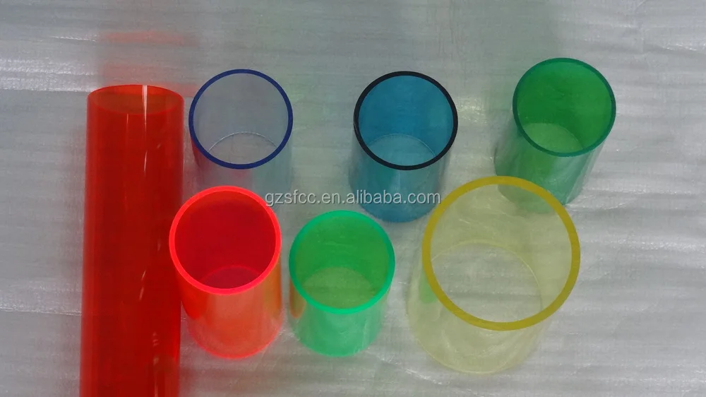 Colored Hollow Plastic Pipes Tube - Buy Pipes Tube,Acrylic Hollow Tube ...