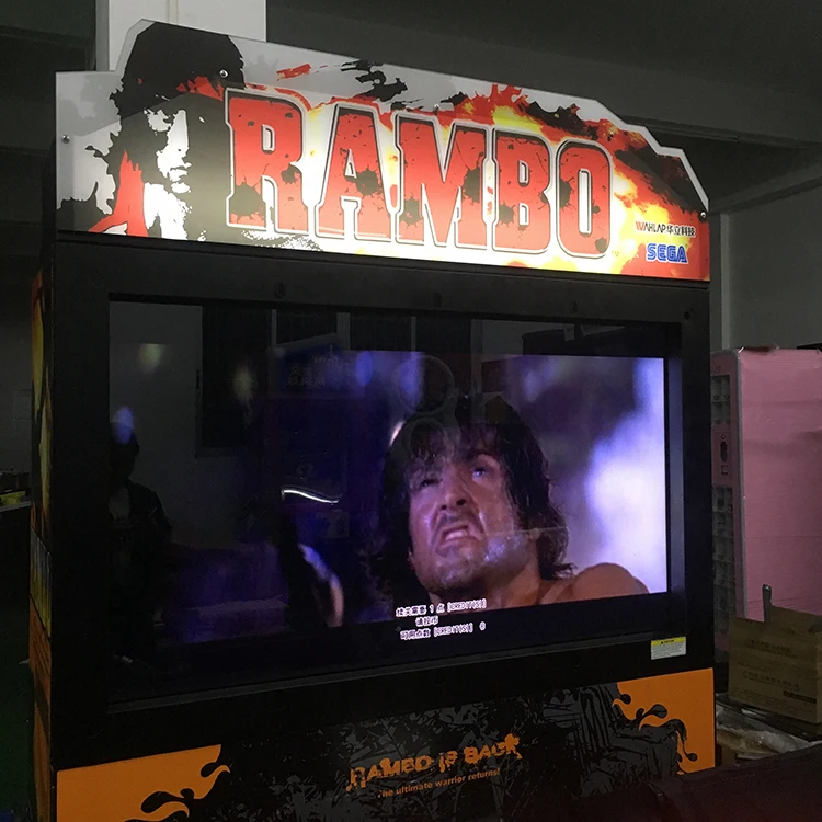 55 Inch Coin Operated Simulator Rambo Arcade Game Machine - Buy Rambo ...