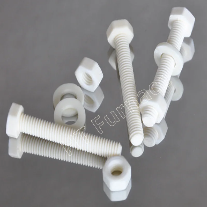 High Wear Resistance 99 M2-m16 Alumina Ceramic Bolt And Nut - Buy ...