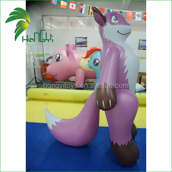 Custom Amazing PVC Giant Inflatable Cartoon Toys Giant Inflatable Fox ...