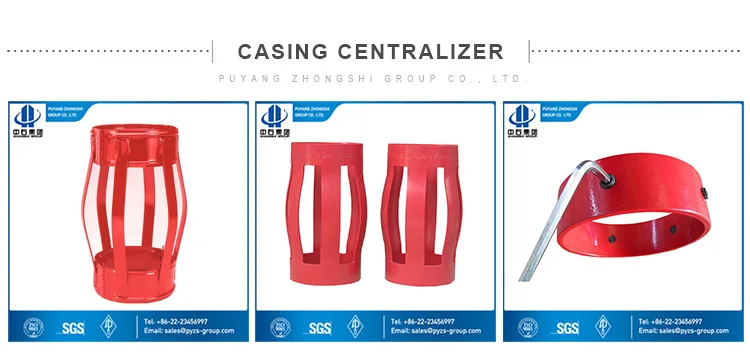 7" Low Drag Roller Type Centralizers for 8-1/2" OH & 9-5/8" Casing
