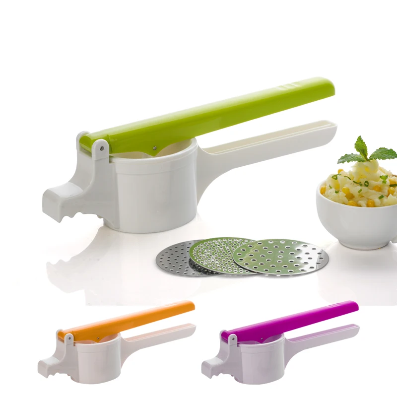 Hand Crank Plastic Potato Press Machine Potato Masher - Buy Plastic ...