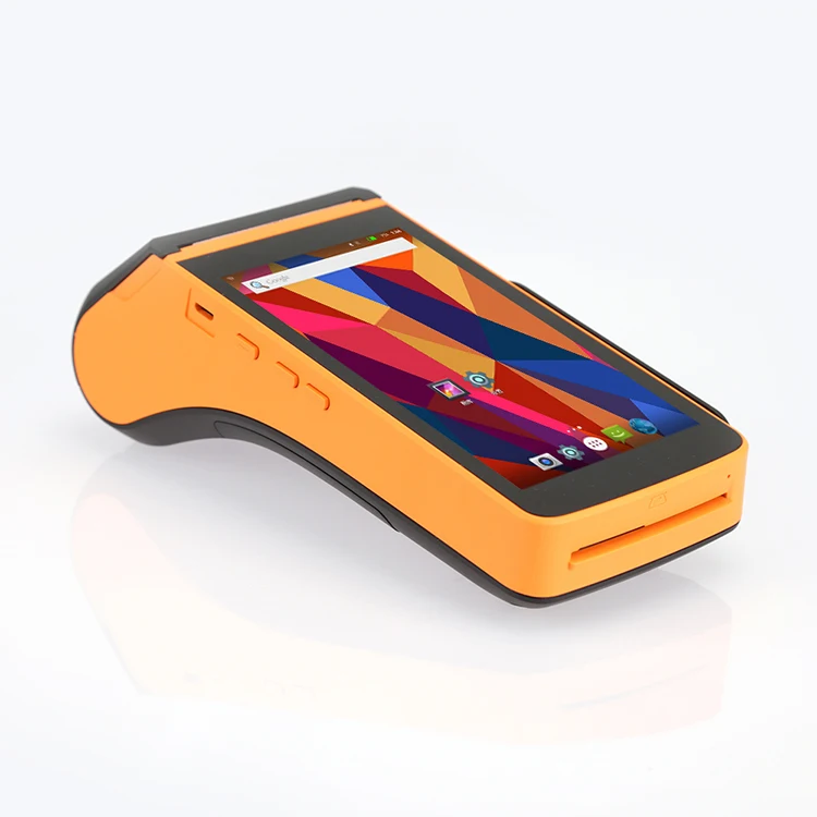 Bank Pos Machine Rfid Reader With 5 Inch Touch Screen Receipt Printer ...