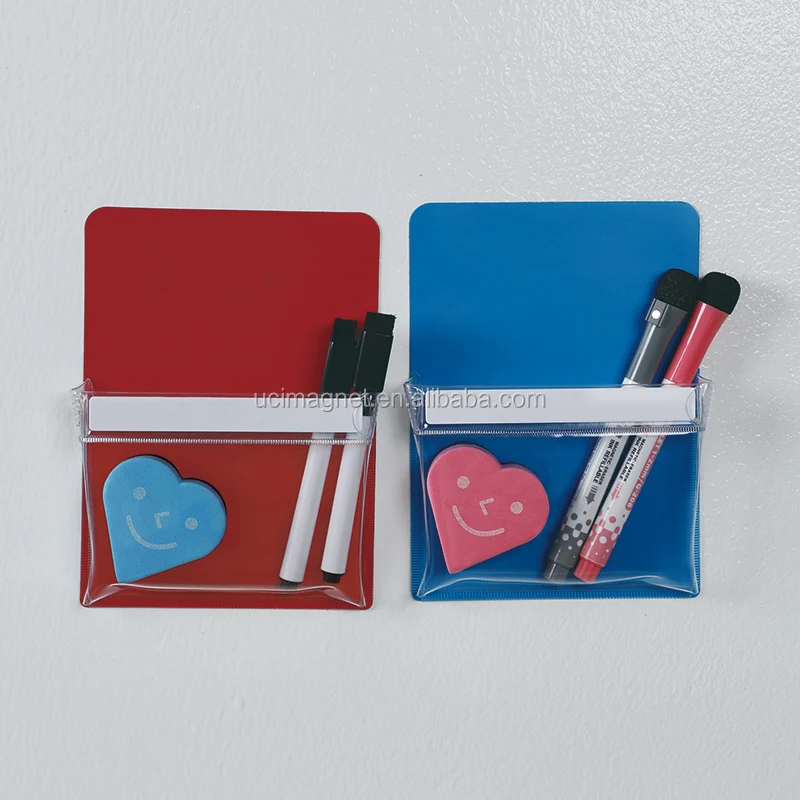Stylish Design Magnetic PVC Pocket for Office and School Hot Selling ...