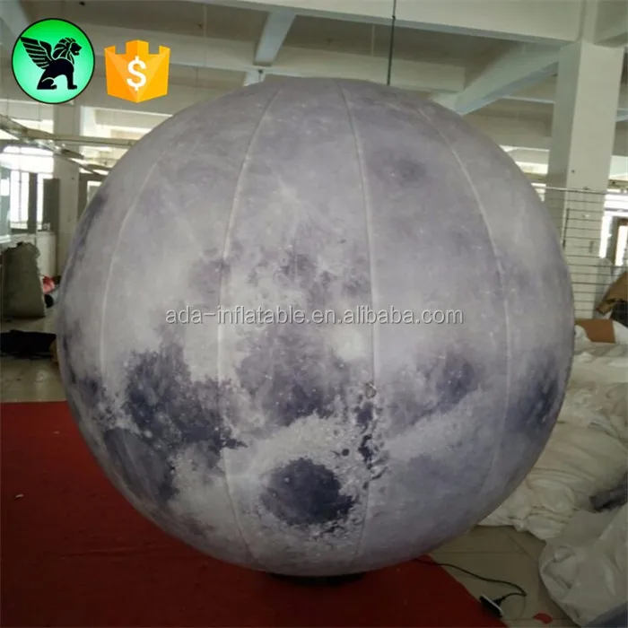 3m Customized Event Inflatable Moon Giant Globe Inflatable Balloon 10ft ...