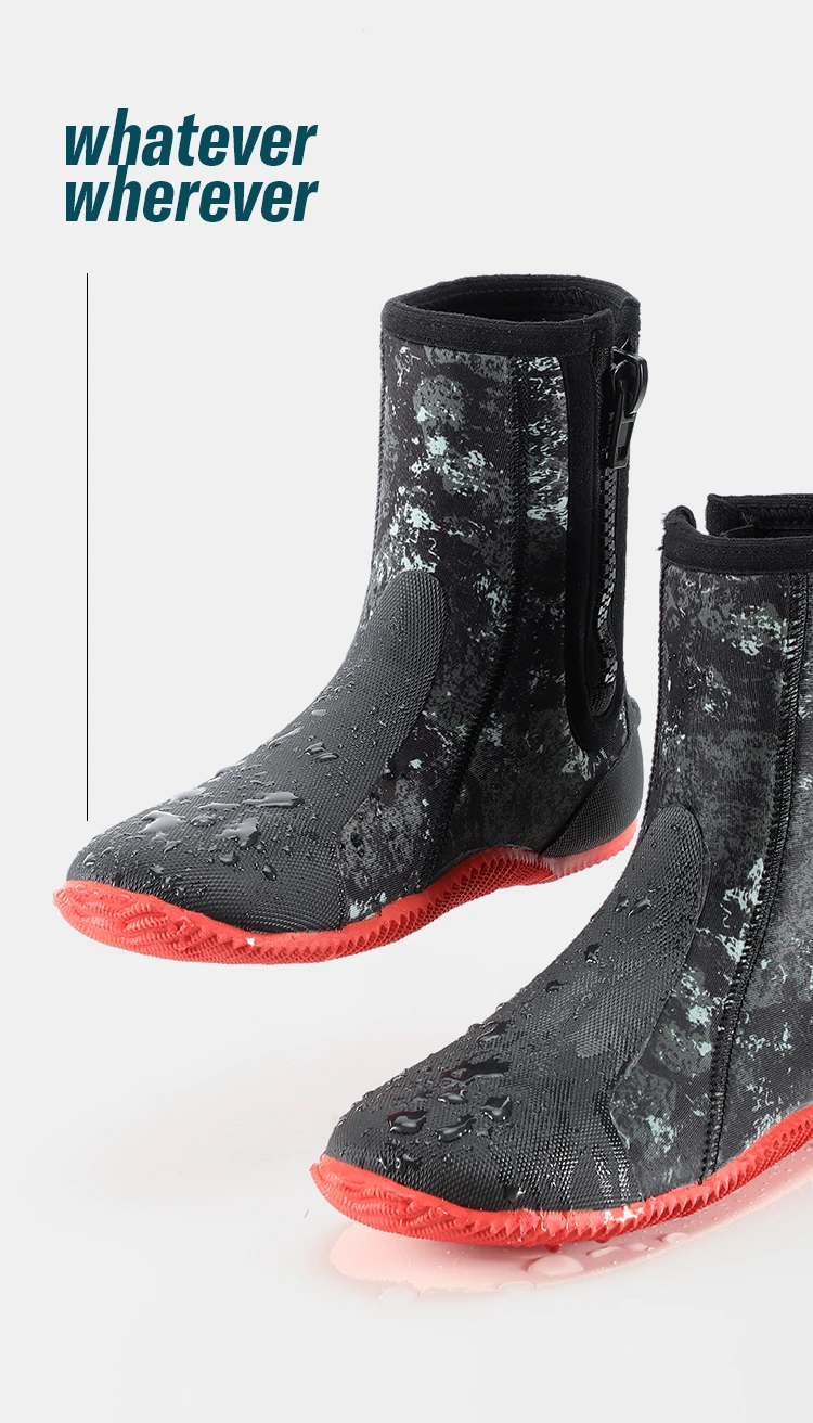Divestar Durable Waterproof 5mm Neoprene Boots,Custom Waterproof Boots ...