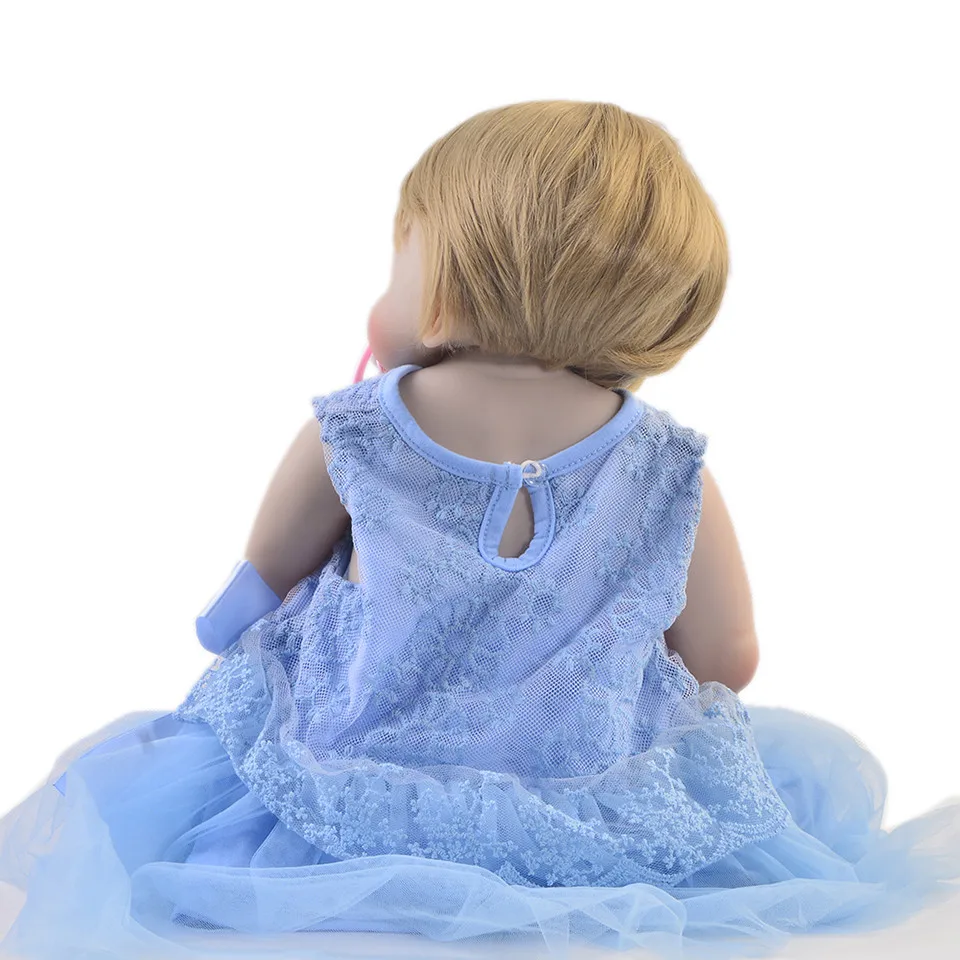 M-power Realistic Life Size Baby Dolls 22" Soft Body Baby Doll Gift Set ...