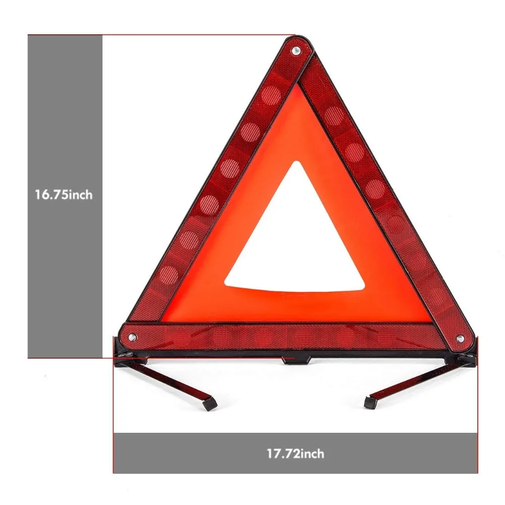 Warning Triangles,Aolvo Reflective Triangle Foldable Triangle Reflector ...