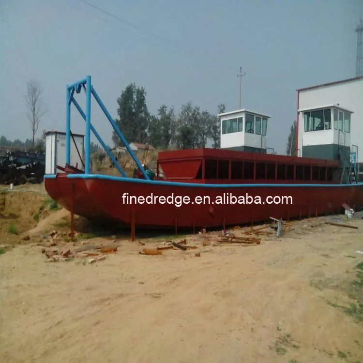 Self Unloading Sand Carrier/ Pontoon Hopper Dredger/pusher - Buy Self ...