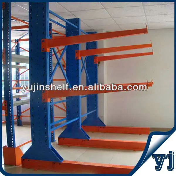 Single Sided Cantilever Rack With Adjustable Steel Shelf/heavy Duty Raw ...