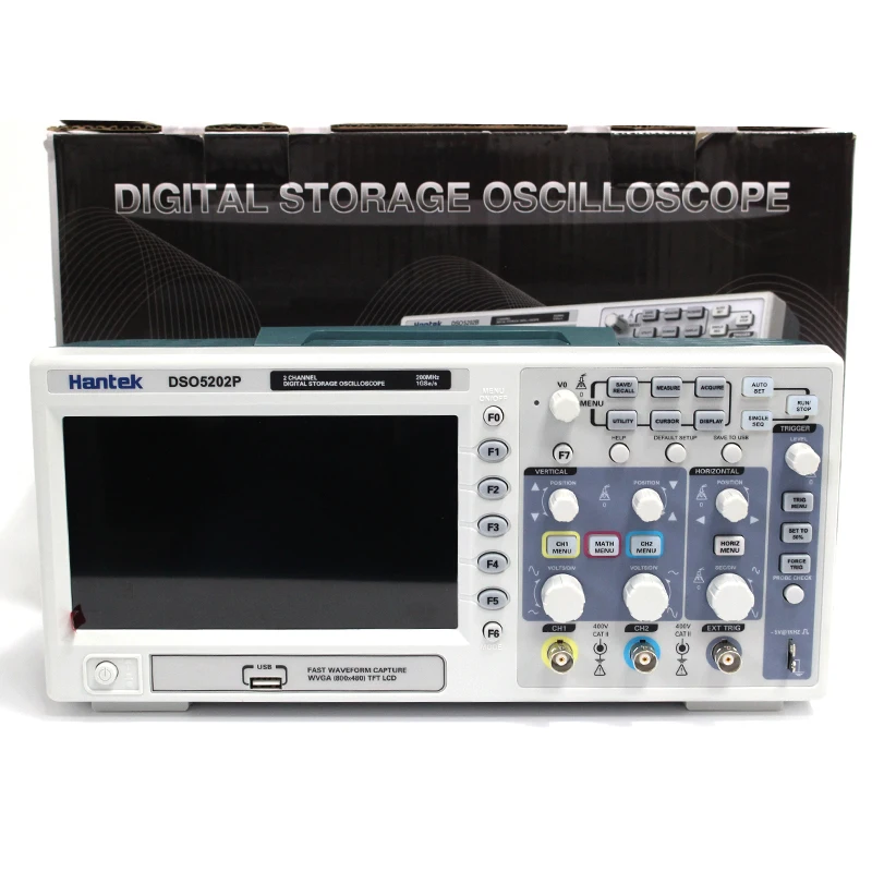 Osciloscopio Hantek Dso5202p Digital Oscilloscope Usb 200mhz Bandwidth ...
