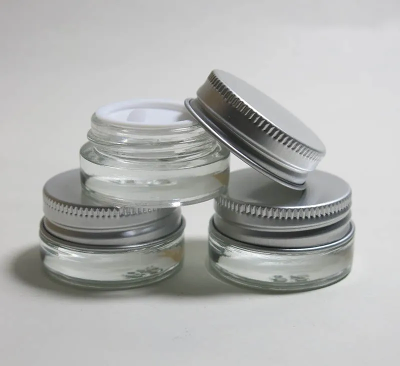 Shop Our Factory Sale - Clear Glass Cream Jars with Lids