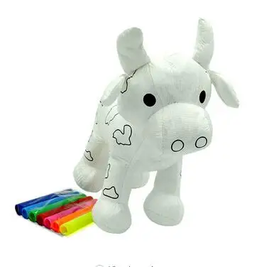 Free Sample Plush DIY Washable Toy for Kids Painting/stuffed Plush ...