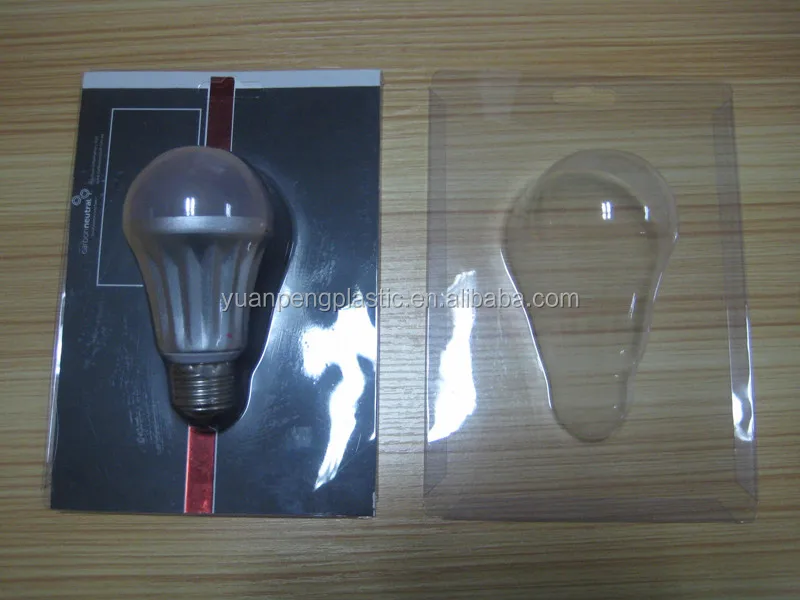 Custom Double Blister Card Packing for LED Bulbs
