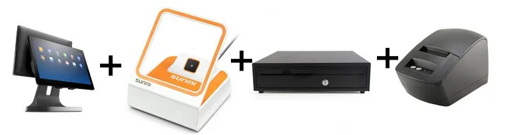 Sunmi T2 Lite 15.6 Inch Touch Screen Android 7.1 Wifi Bluetooth All-in ...