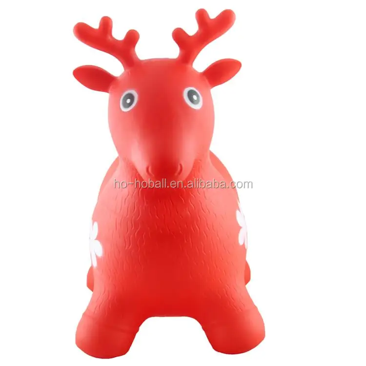 Deer Bouncy Hopper Farm Animal Inflatable Ride-on Toy - Buy Red Deer ...