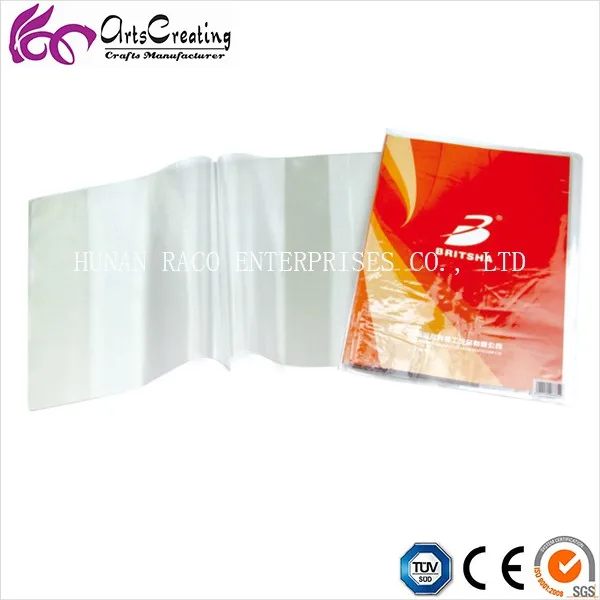 Transparent PVC Adjustable Book Covers - Durable & Clear