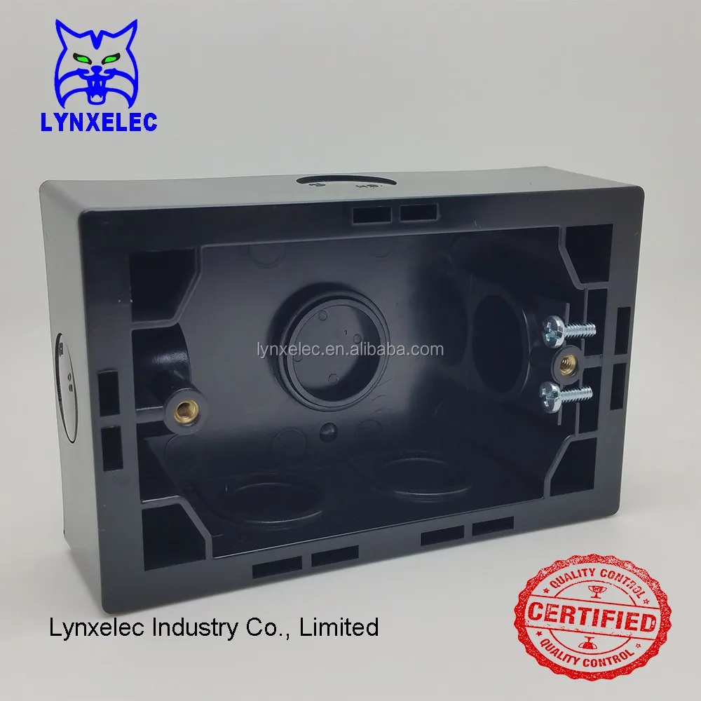 Full Solid Mounting Block Box Double Insulated Box Surface Mounting Abs ...