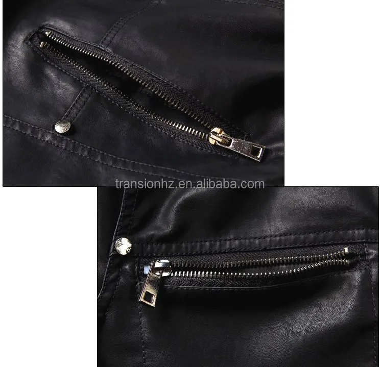 New Fashion Autumn Fake Two Piece Man Leather Jacket With Detachable ...