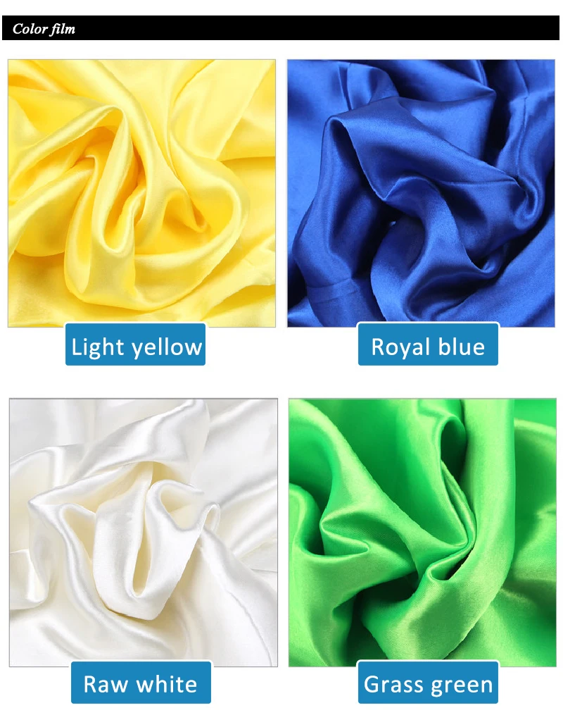 Elastic Pure Color Soft Polyester Satin Fabric for Lining