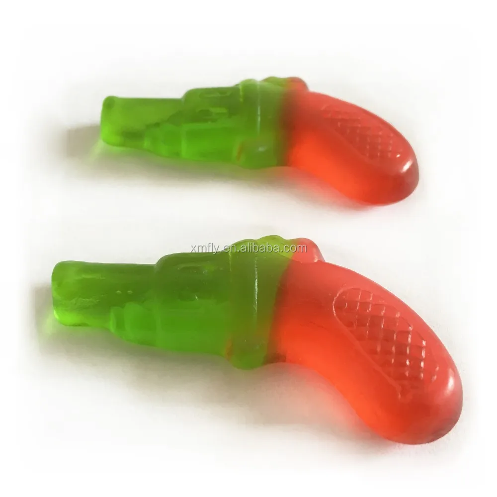 Halal Costom Gun Shaped Gummy Candy In Bulk - Buy Gummy Gun,Gun Candy ...