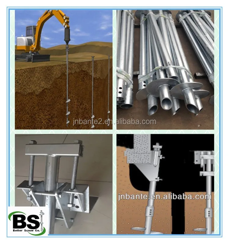 The Techno Metal Post Round Helical Pile - Buy The Techno Metal Post ...