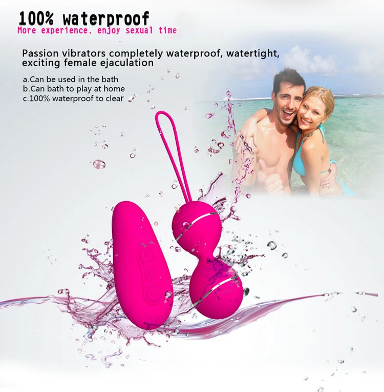 Waterproof Remote Jump Eggs - Mini Silicone Masturbator