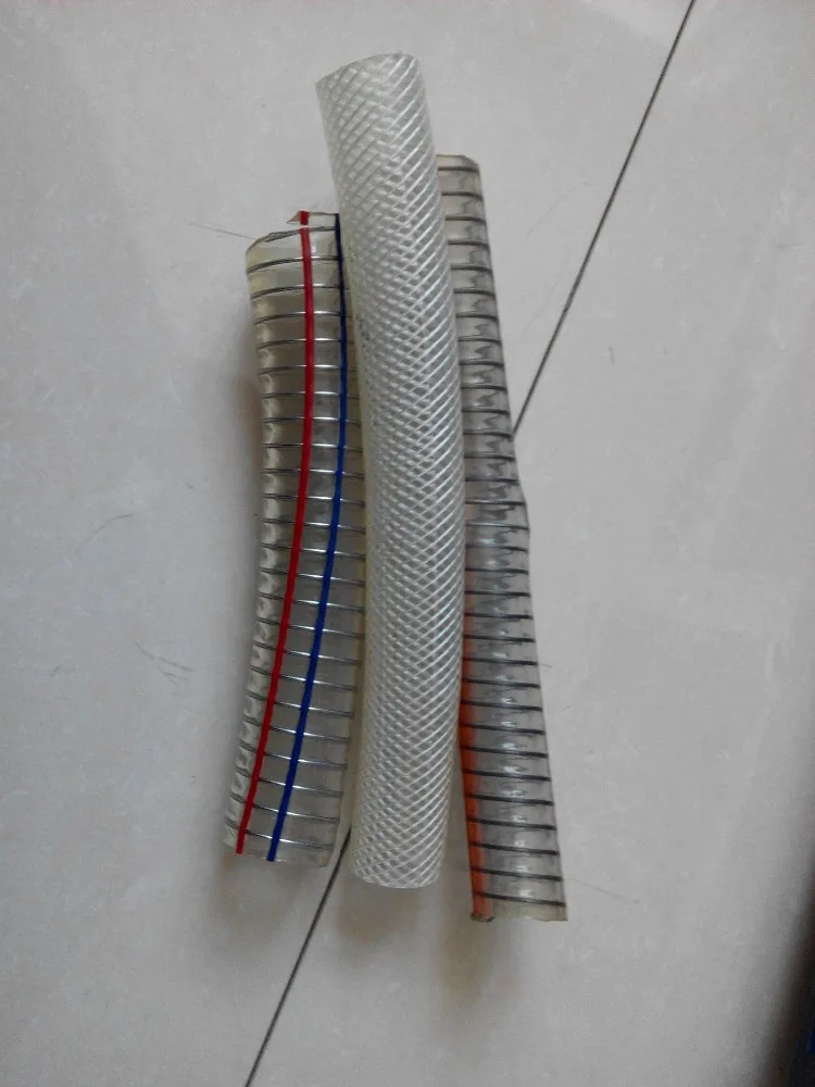 Pvc Nylon Polyester Braided Spiral Galvanized Steel Wire Reinforced ...