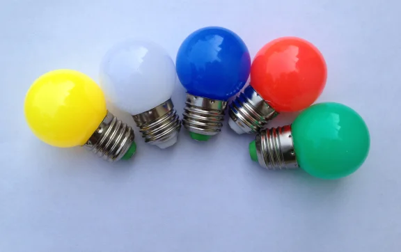 G45 E27 1w Colorful Led Bulbs For Christmas Decorative - Buy G45 Led ...