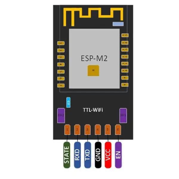 Dt-06 Wireless Wifi Serial Port Transmission Module Ttl To Wifi - Buy ...
