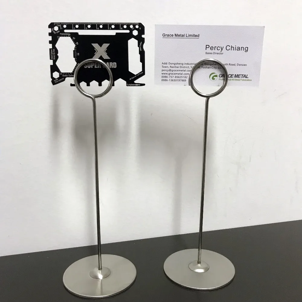 Free Sample Reservation Sign Tent Stand Table Place Card Number Holder ...