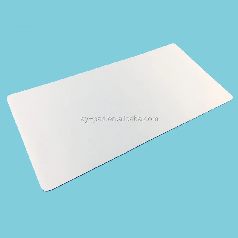 Blank White Play Mat 14 X 24 - Ideal for Gaming & More